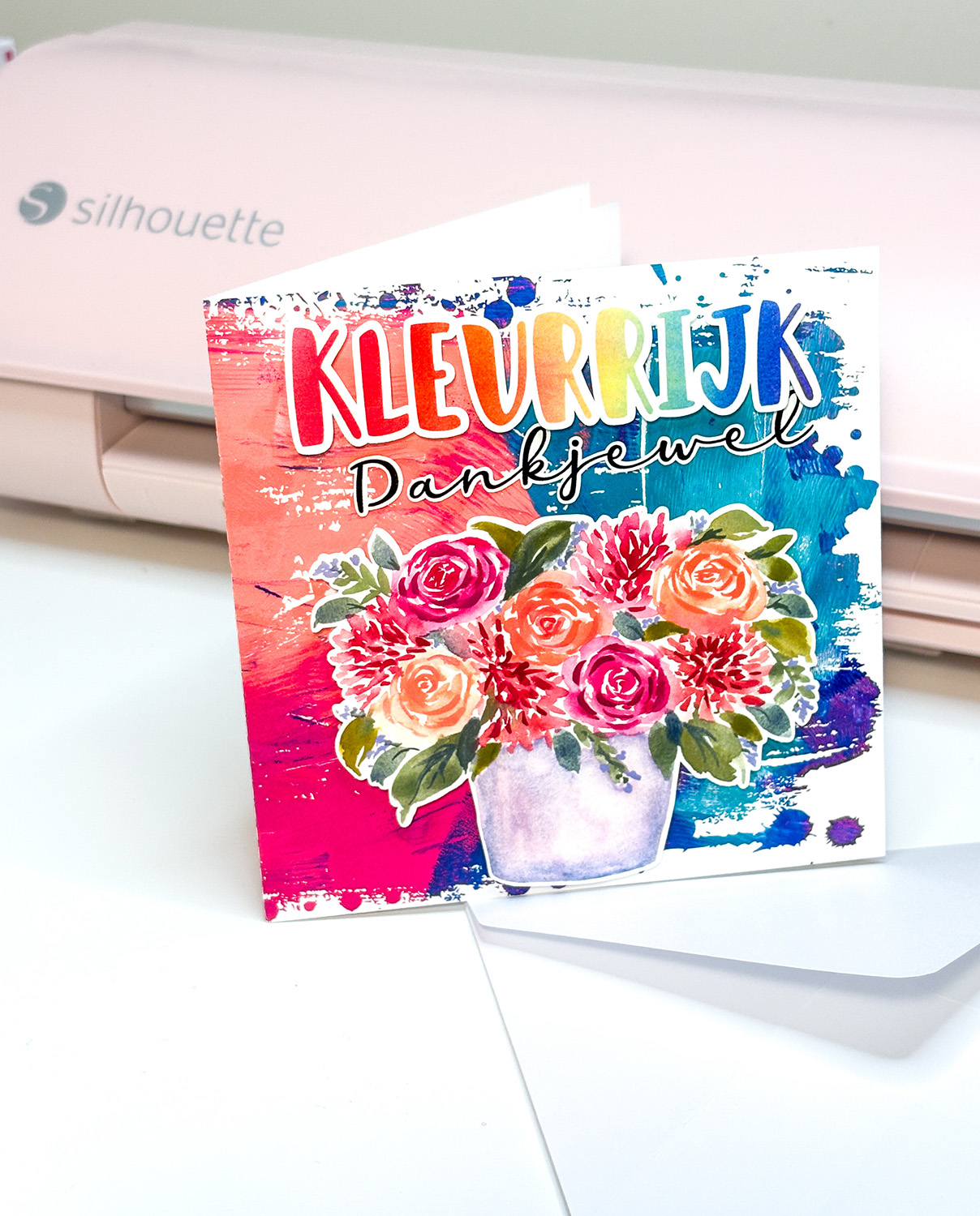 How to Make a Beautiful Watercolor Thank You Card | Clikchic Designs
